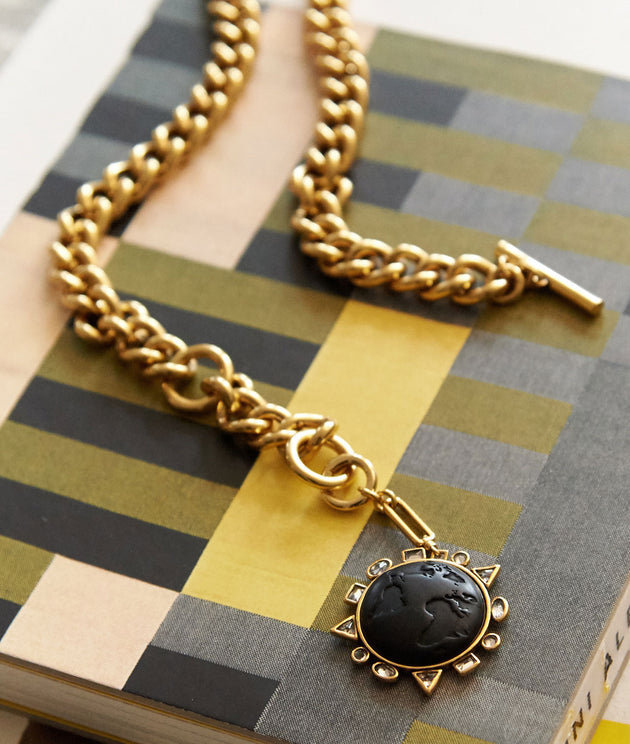 Amelia Semi-Precious Stone and Charm Collar | Mignonne Gavigan